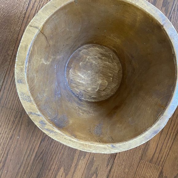 Pottery Barn Wooden Bowl